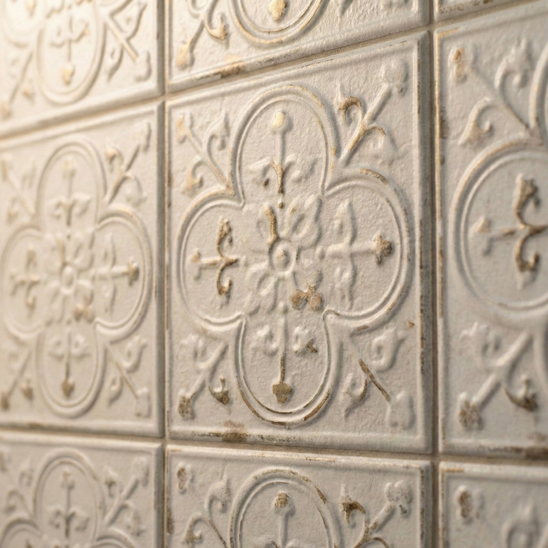 Antiquity 8x8 White | Tile Market of Delaware