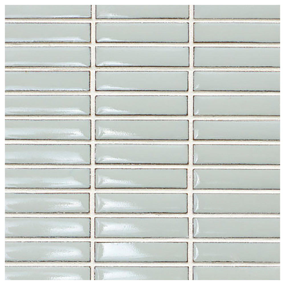 Makai Stacked Dove Gloss Mosaic Tile – Tile Market of Delaware