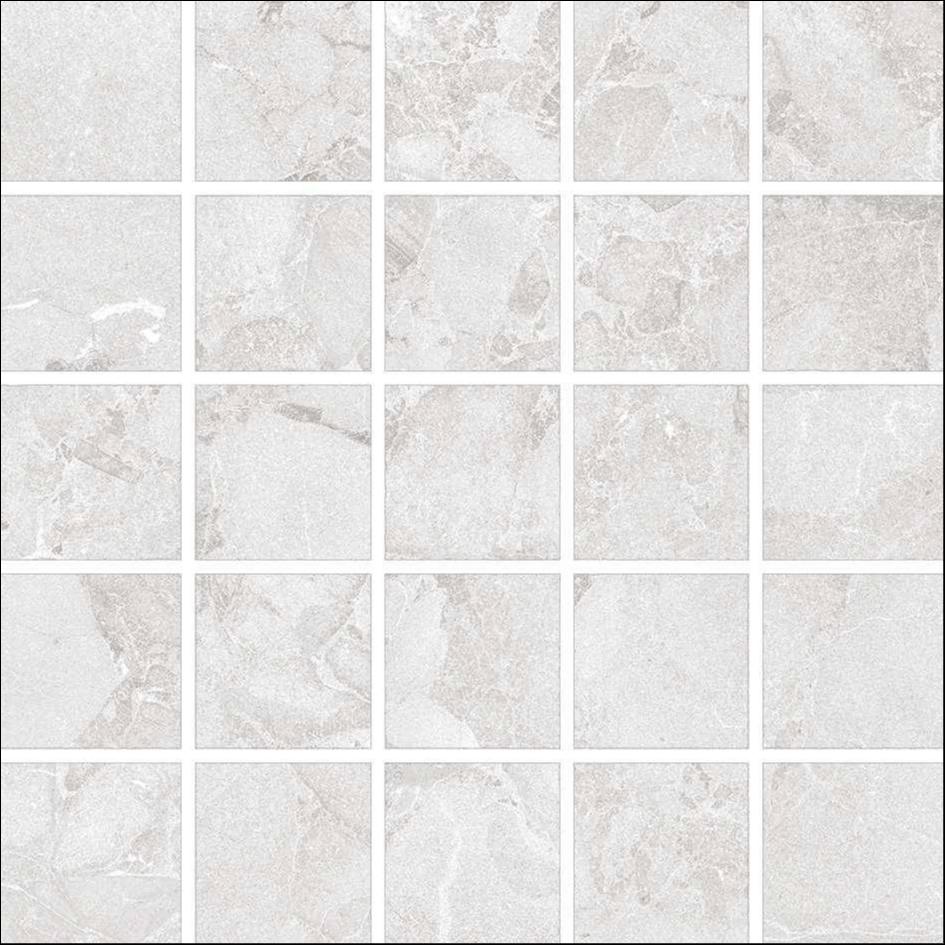 Lava 2x2 White Mosaic Porcelain Tile | Tile Market of Delaware