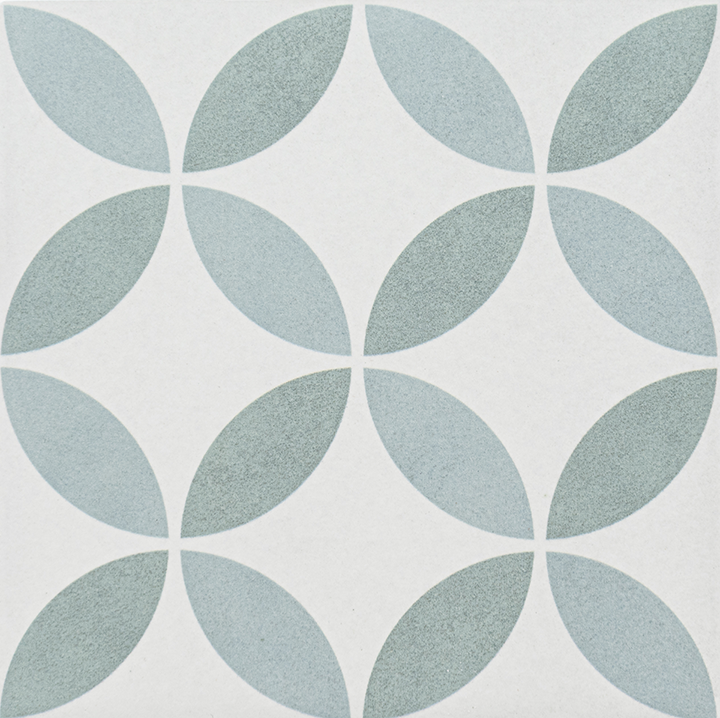 Catalina 6x6 Aqua Enya Decorative Tile | Tile Market of Delaware