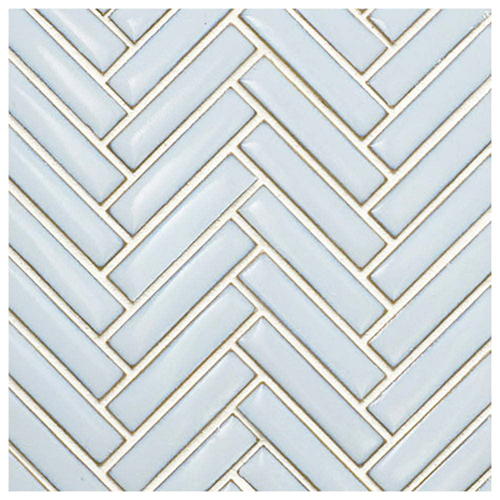 Makai Herringbone 3/8 X 2 Cumulus Gloss Mosaic Tile – Tile Market of ...