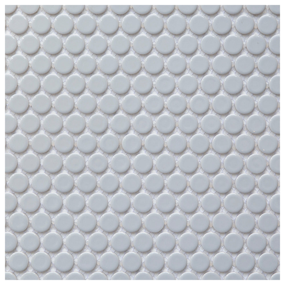 Makai 3/4" Pennyround Fog Gloss Mosaic Tile – Tile Market of Delaware