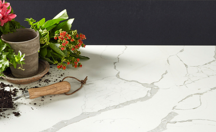 Q Premium Calacatta Laza Quartz Euro Stone Craft Quartz Countertops