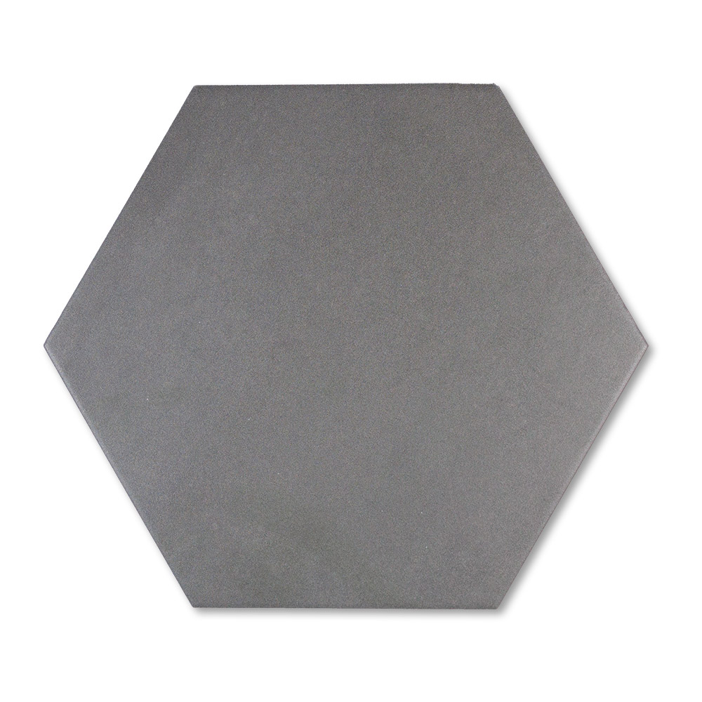 Solid Hex 8x9 Dark Gray | Tile Market of Delaware